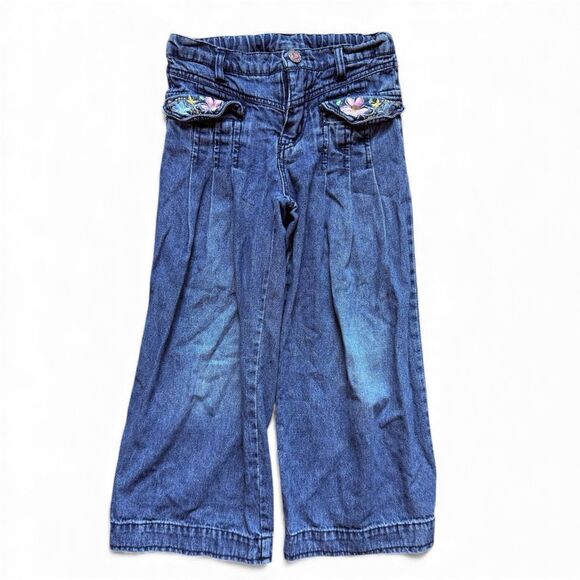 Disney | Bottoms | Youth Girls Disney Princesses Vintage Wide Leg Jeans ...